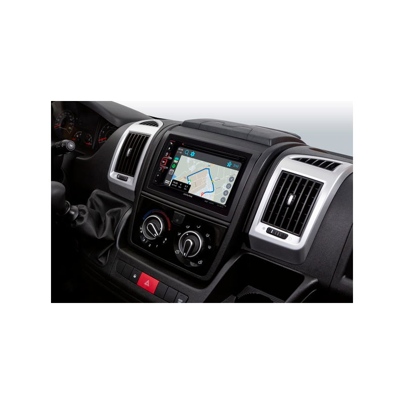 6.5" Alpine All-In One navigation system with CD/DVD drive for Ducato 7 ...