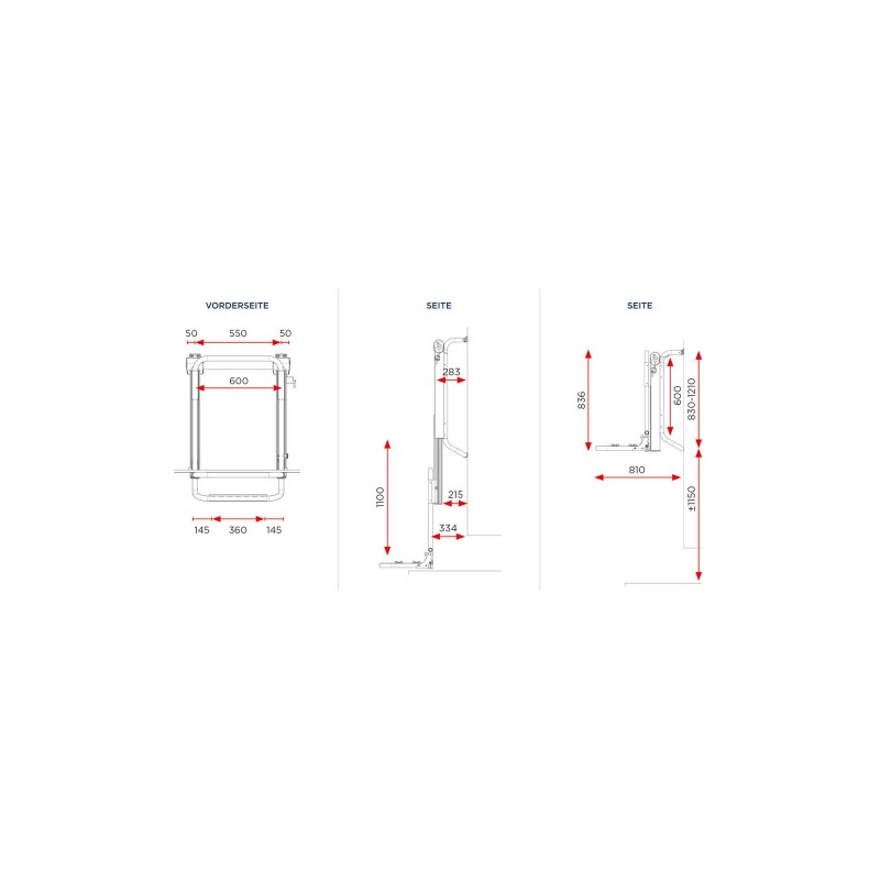 BR-Systems electric bike lift with bike racks